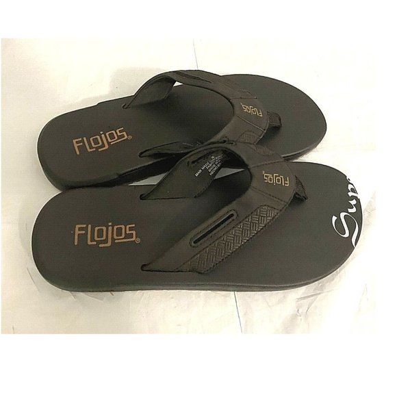 Flojos | Shoes | New Flojos Mens Memory Foam Flip Flop Sandals | Poshmark